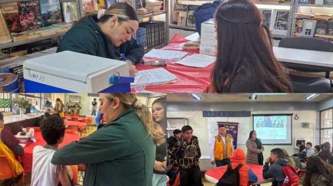 Club de Leones lleva jornada integral de prevención a la salud al CBTis 106